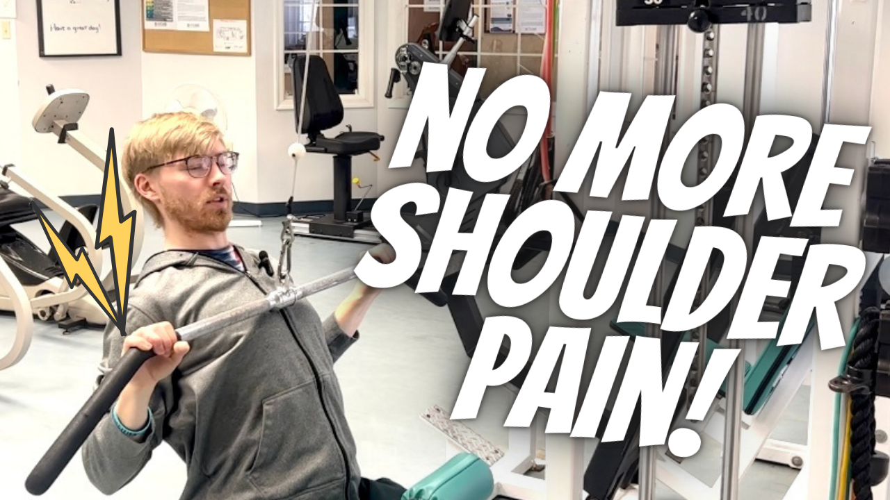How to Use a Lat Pull-down Machine With Bad Shoulders